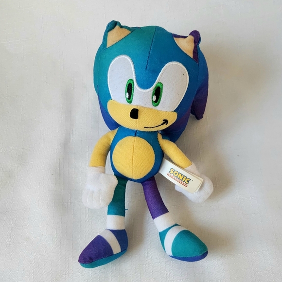 Sega | Toys | Sonic The Hedgehog 8 Plush Blue Teal Purple Sega Toy Kids ...